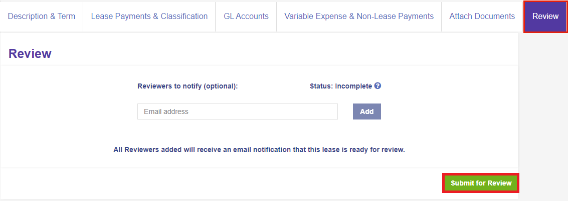 Why is my lease showing Incomplete status?